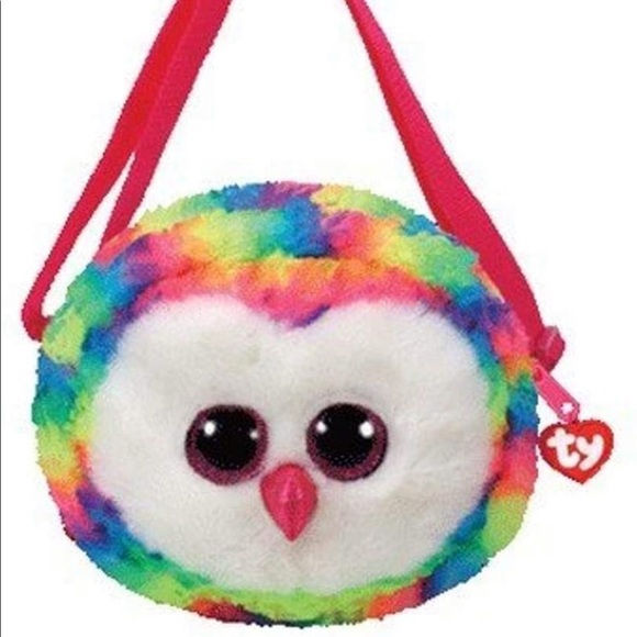 Ty | Accessories | Nwt Ty Owen Crossbody Plush Purse | Poshmark